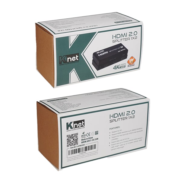 اسپلیتر HDMI 2.0 کی نت 2 پورت - melowatt